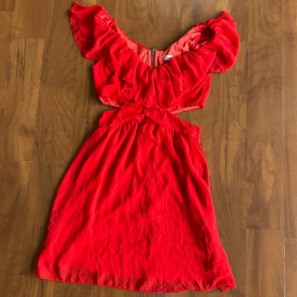 Gorgeous Red/Orange Dress - Gem